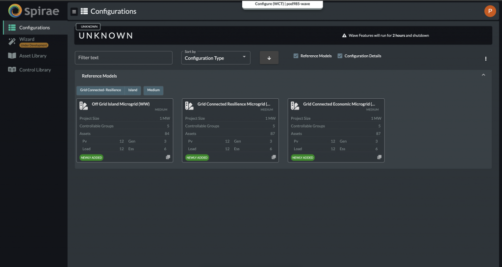 Spirae Wave – A cloud platform to configure, simulate, and validate ...