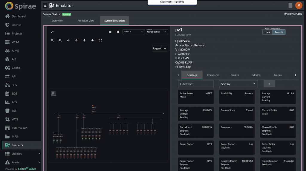 Spirae Wave – A cloud platform to configure, simulate, and validate ...